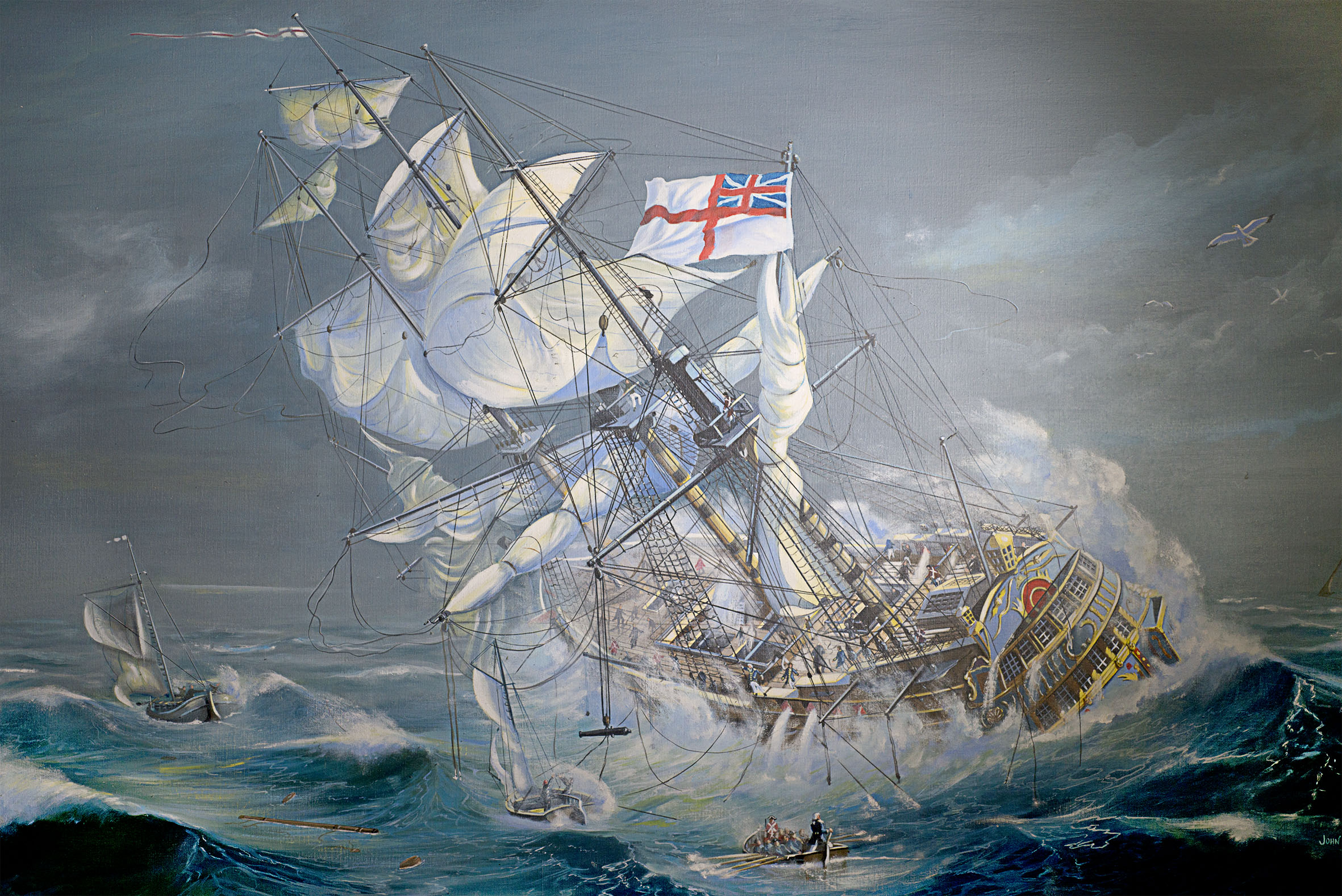 The Captain lost his ship but not his reputation. – Diving Deep